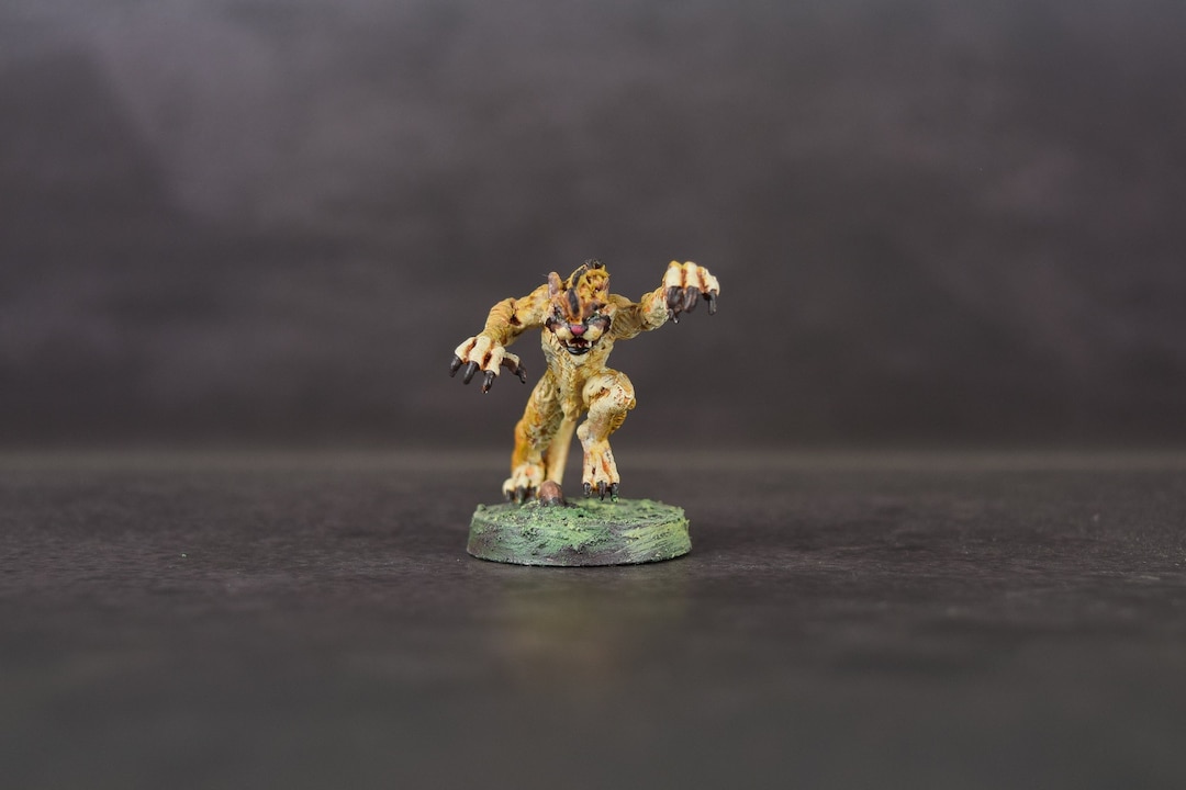 Dnd Painted Werecat| Mountain Lion | Monster Dungeons and Dragons ...