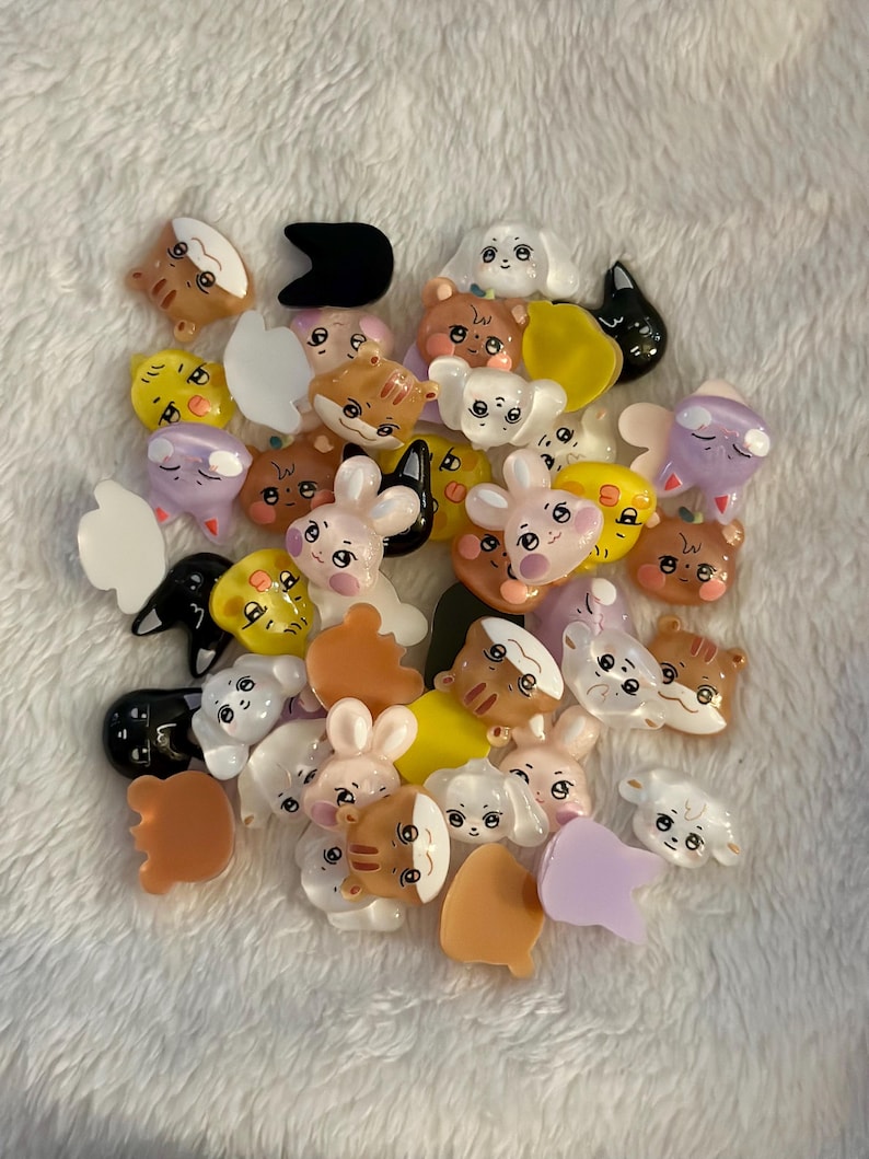 ATZ Phone 16mm-18mm Ateez Aniteez Phone Flatback Resin 3D Small Animal ...