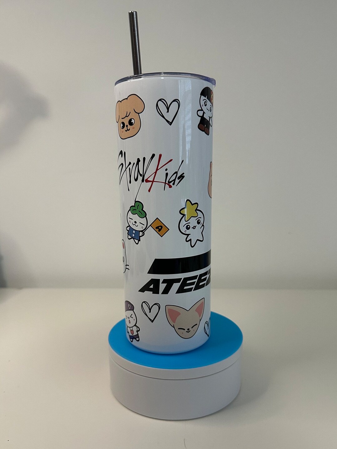 20oz/30oz Ateez Teezmon/ Stray Kids Skzoo Tumbler Skinny Tumbler/atiny ...