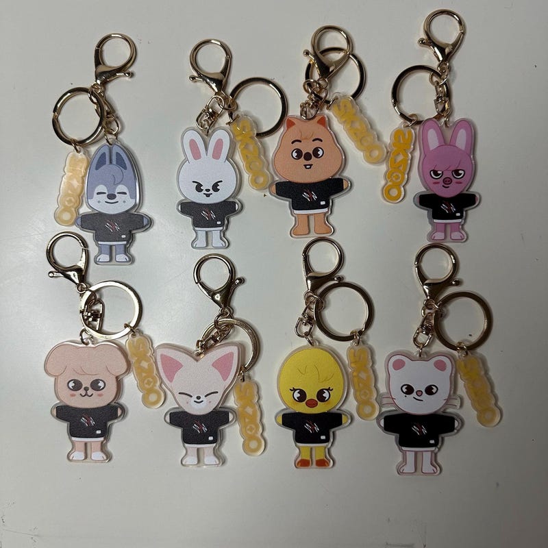 Skz Acrylic Key Chain - Etsy