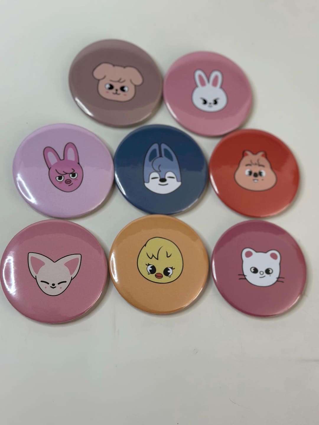 Stray Kids Skzoo 2.2in Pin Button Plastic Back Accessory/fanmade ...