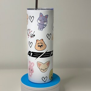 20oz/30oz Staytiny Ateez Aniteez/ Stray Kids Skzoo Tumbler Skinny ...