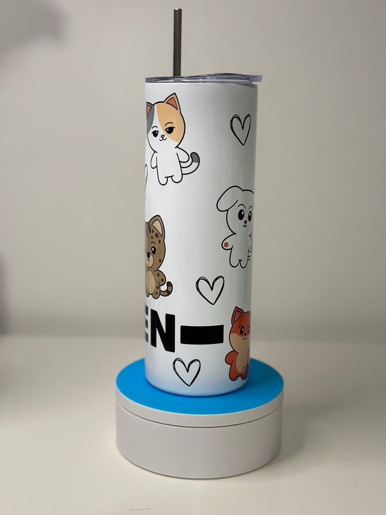 20 Oz Enhypen Skinny Tumbler, Enhypen Cup, Enhypen Merch, Jungwon ...