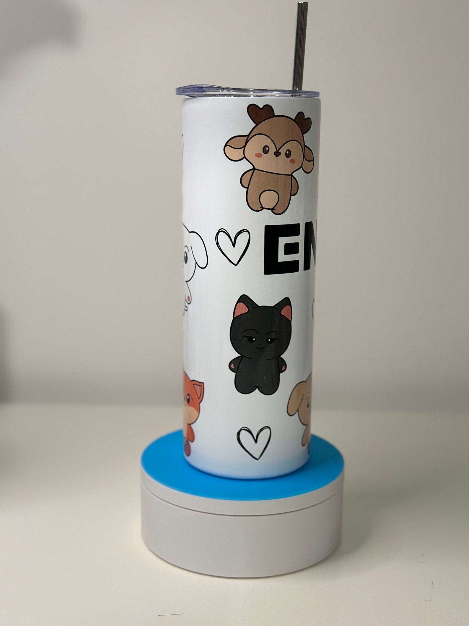 20 Oz Enhypen Skinny Tumbler, Enhypen Cup, Enhypen Merch, Jungwon ...
