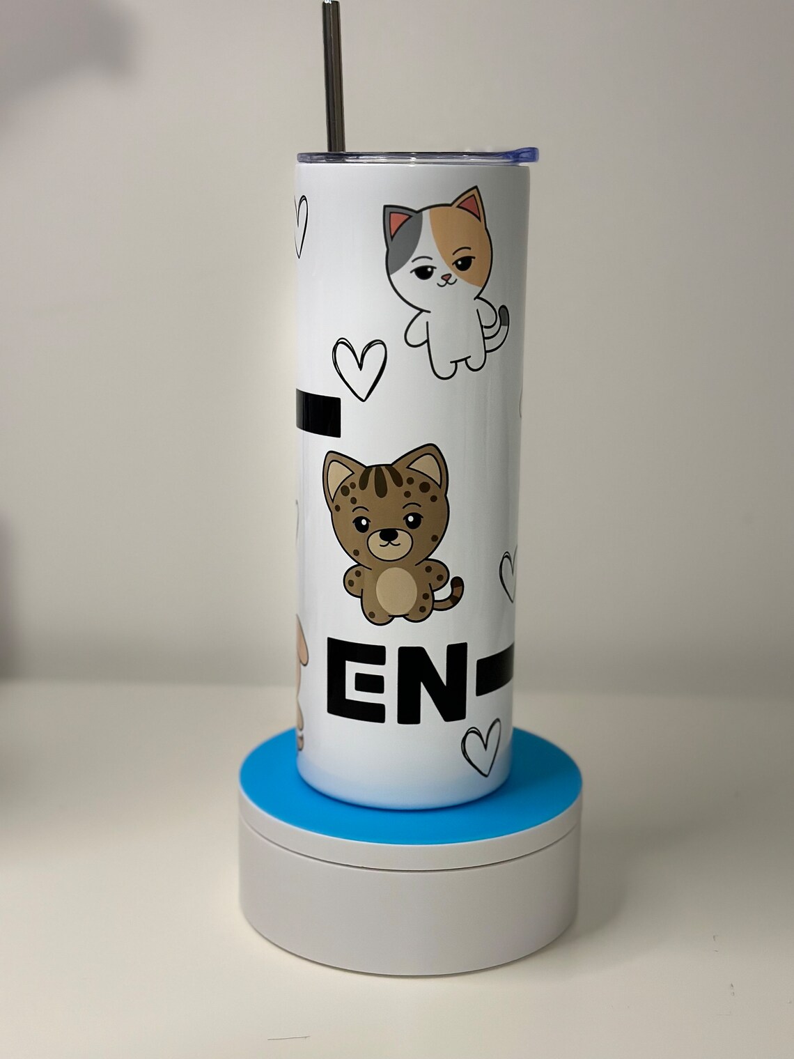 20 Oz Enhypen Skinny Tumbler, Enhypen Cup, Enhypen Merch, Jungwon ...