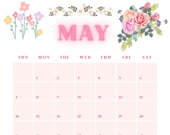 OCTOBER INSTANT DOWNLOAD Monthly Calendar - Etsy