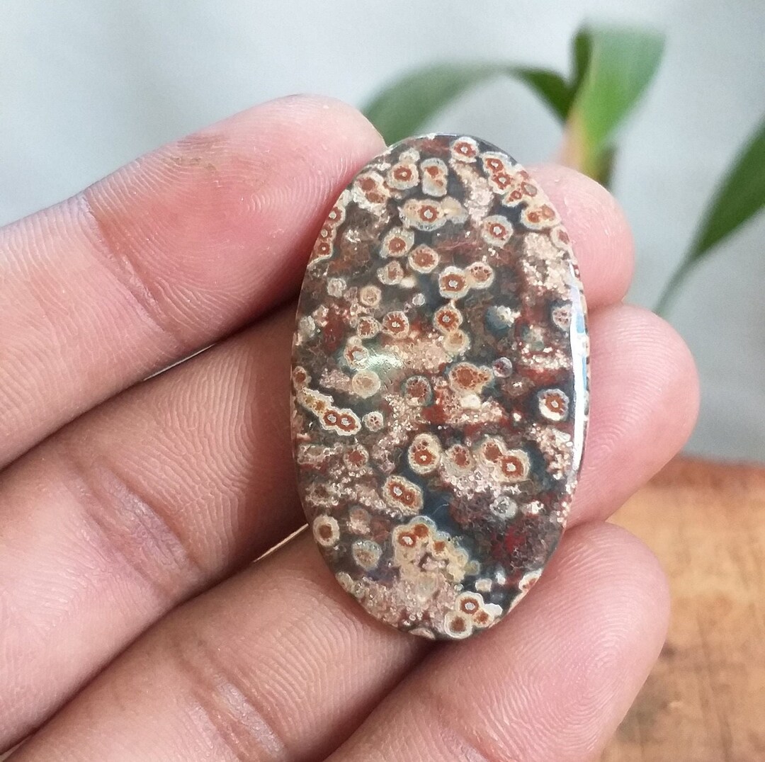 41x24x5 MM Viper Skin Jasper Stone Cabochon Gemstone Oval Shape Viper ...