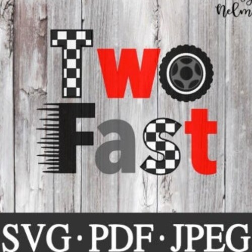Racing Twosvg Racing 2nd Birthday Cut File Instant Download - Etsy