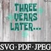 Three Years Later SVG. 3rd Birthday Svg. Sponge Bob Themed Birthday ...