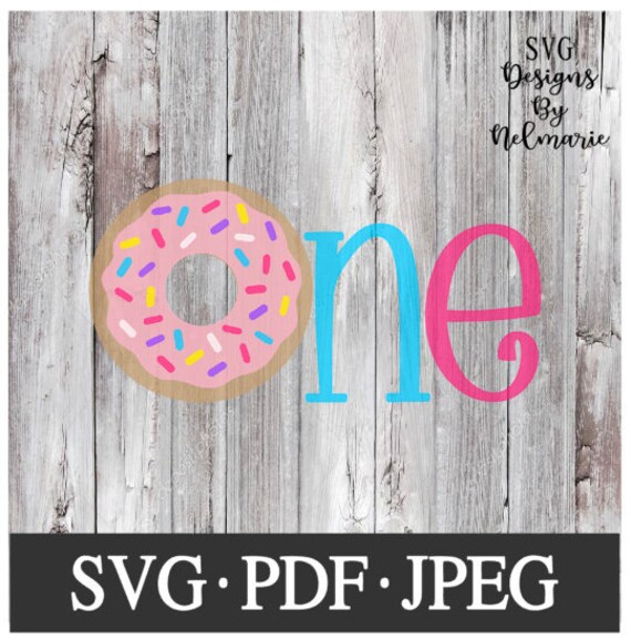 Donut One SVG Donut First SVG Cut File Instant Download - Etsy