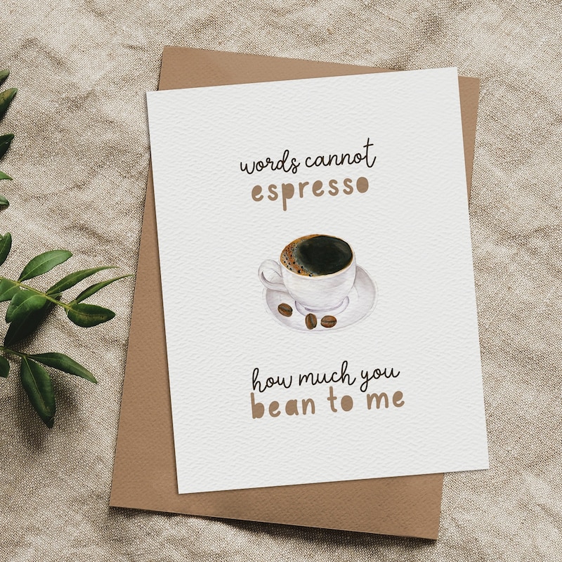 Coffee Cards - Etsy