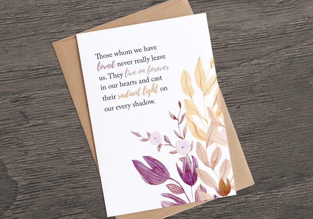 Sympathy Card | Condolence Card | Loss Card | Deepest Sympathies ...