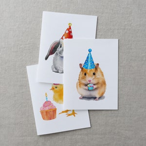 Birthday Card Pack | Cute Animal Birthday Cards | Happy Birthday Card ...