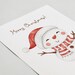 Merry Christmas Card | Eco Friendly Christmas Card or Card Set ...