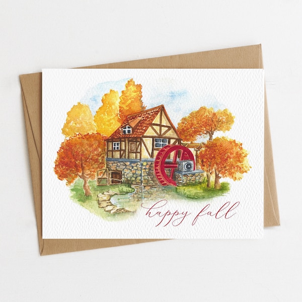 Fall Greeting Card - Etsy
