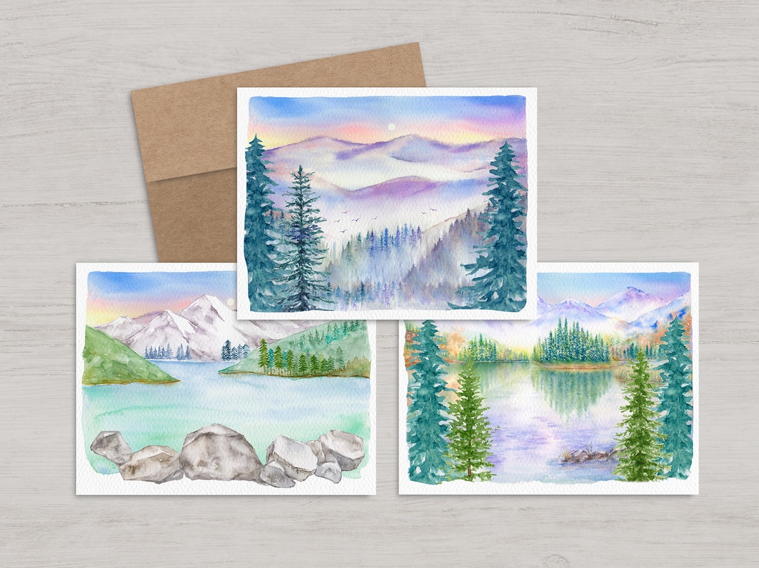 Peaceful Nature Card Pack | Recycled Greeting Cards | Beautiful ...