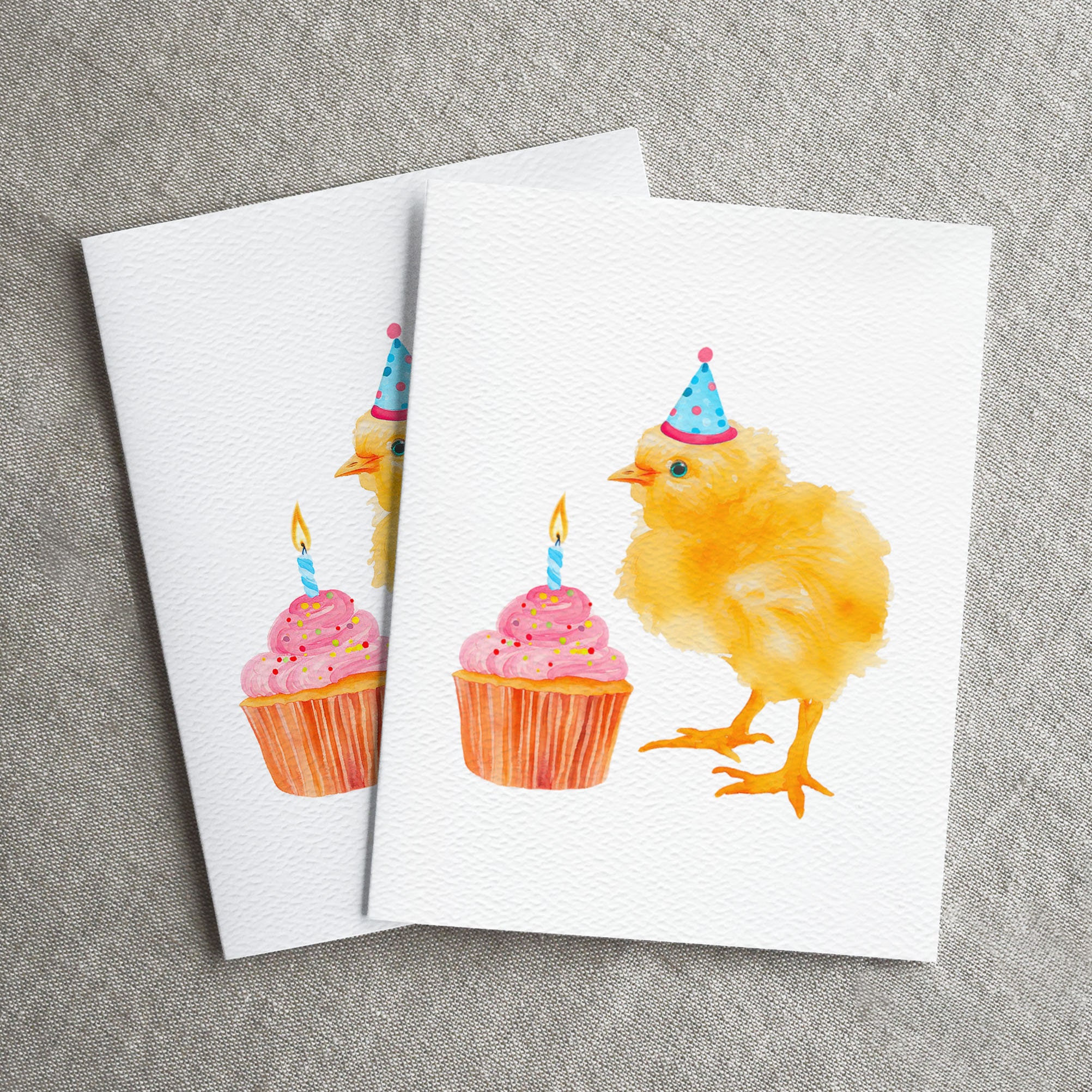 Chick Birthday Card | Happy Birthday Card | Cute Animal Birthday Card ...