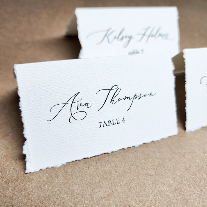 Rustic Place Cards - Etsy