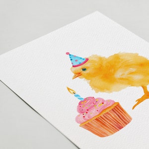 Chick Birthday Card | Happy Birthday Card | Cute Animal Birthday Card ...