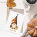 Personalized Fall Gnome Greeting Cards | Your Custom Text ...