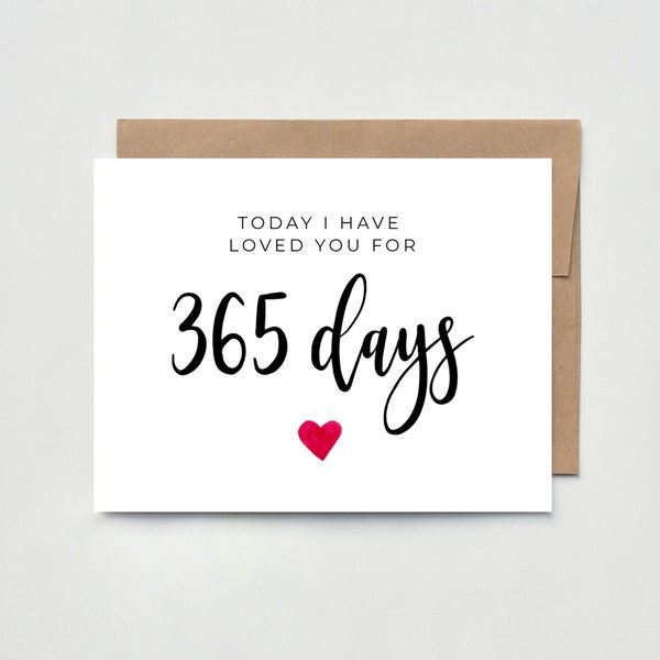 1 Year 365 Days - Etsy