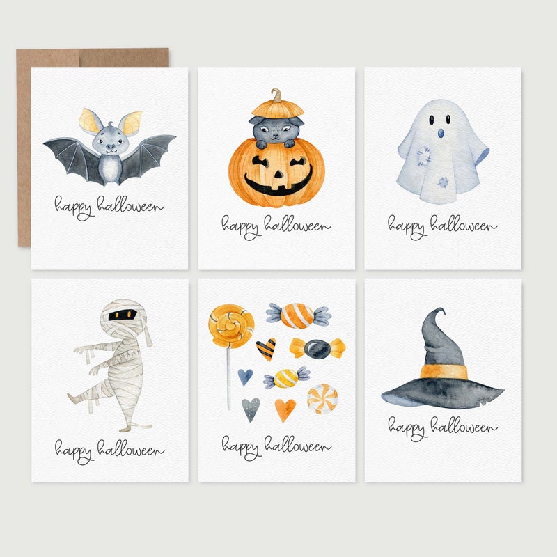 Halloween Cards - Etsy
