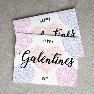 Galentines Day Card or Card Set | Valentines Day Card | Happy Galentine ...