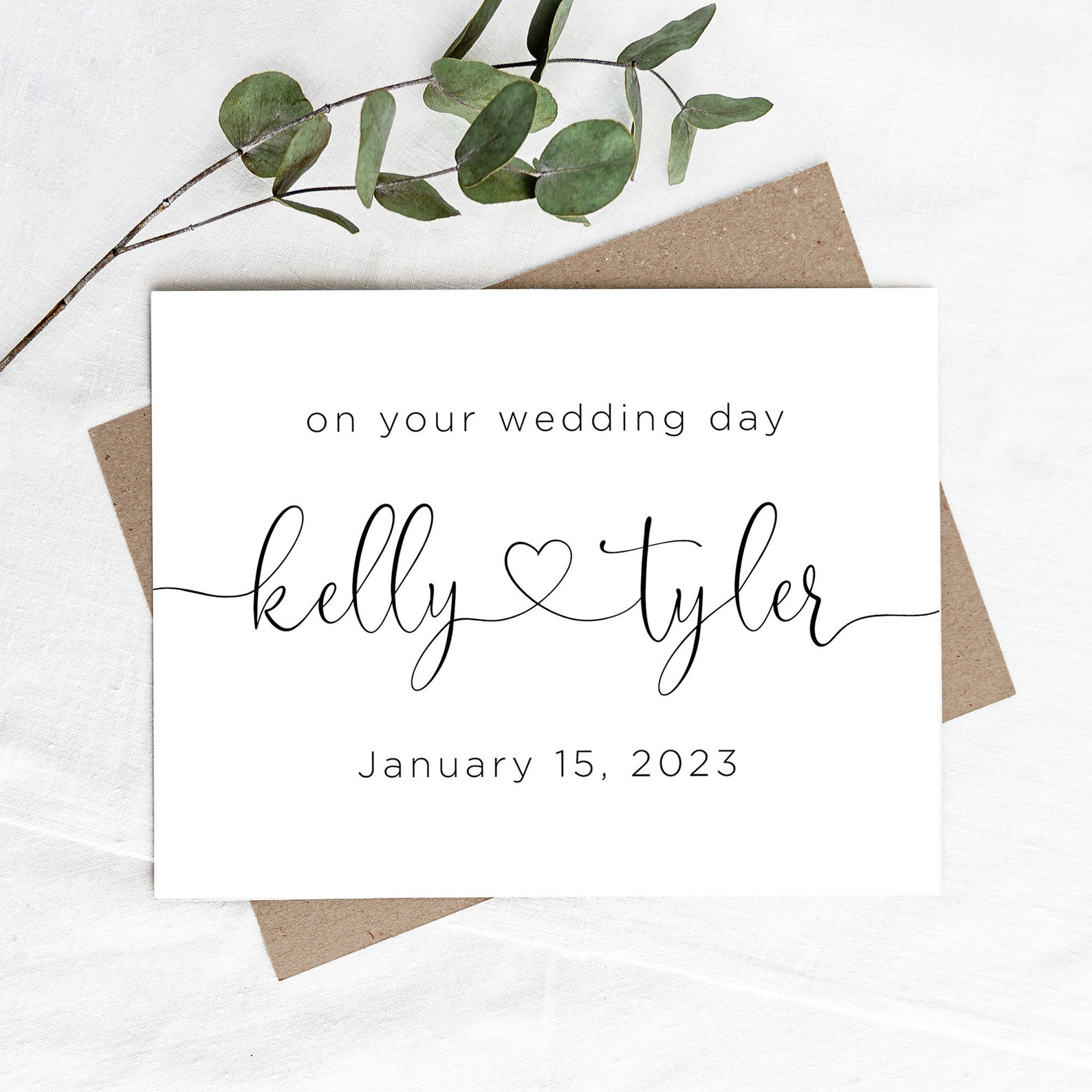 Personalized Wedding Card Custom Congratulations Wedding - Etsy
