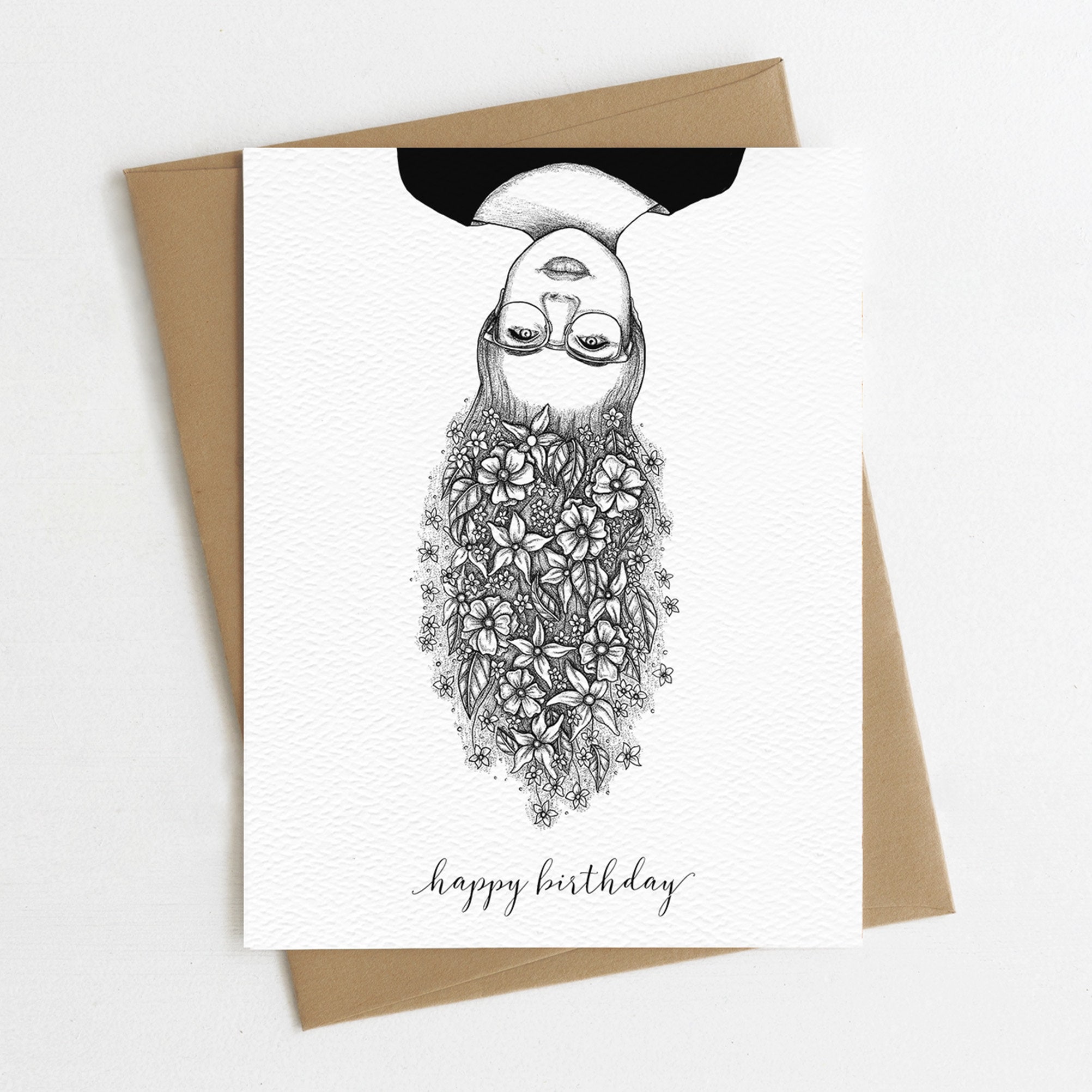 Happy Birthday Card for Free Spirit Unique Birthday Card | Etsy