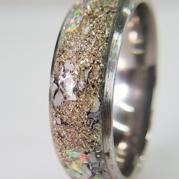 Glass Opal Ring - Etsy