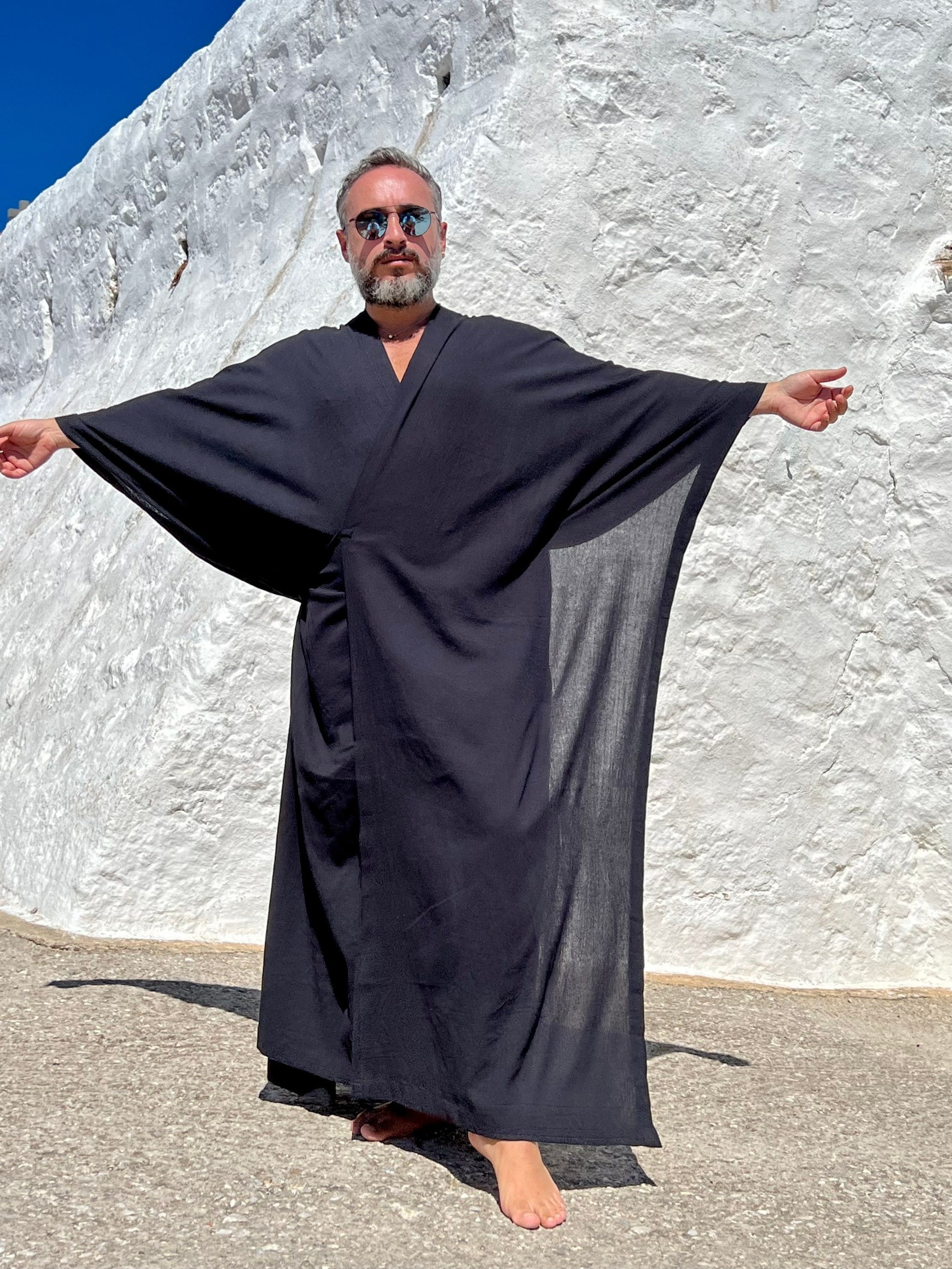 Mens Cotton Gauze Caftan Robe Caftan for Men Kaftan - Etsy