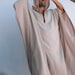 Mens Cotton Gauze Caftan With Hood / Sand Natural Color / Loose Kaftan for Men / Long Tunic S to ...