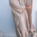 Mens Cotton Gauze Caftan With Hood / Sand Natural Color / Loose Kaftan for Men / Long Tunic S to ...