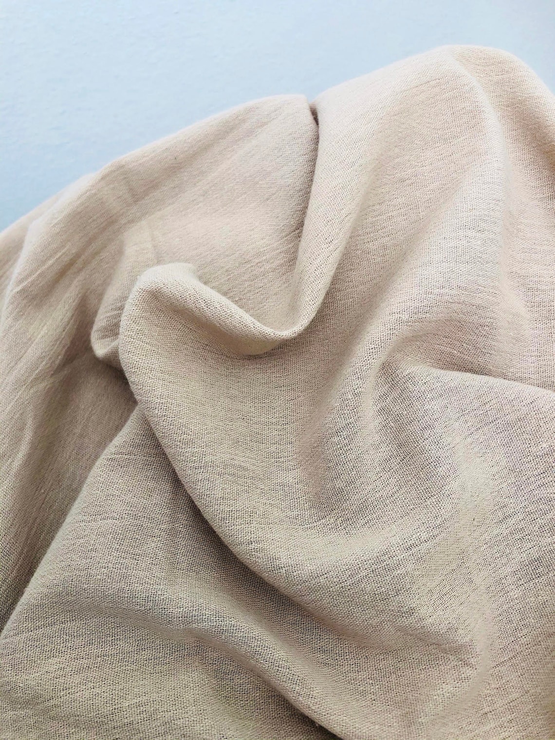 Mens Cotton Gauze Caftan With Hood / Sand Natural Color / - Etsy