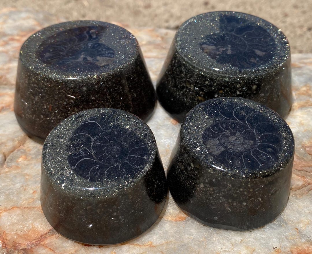 4 Pack Orgone Energy Ammonite Tower Busters EMF Protection Orgonite - Etsy