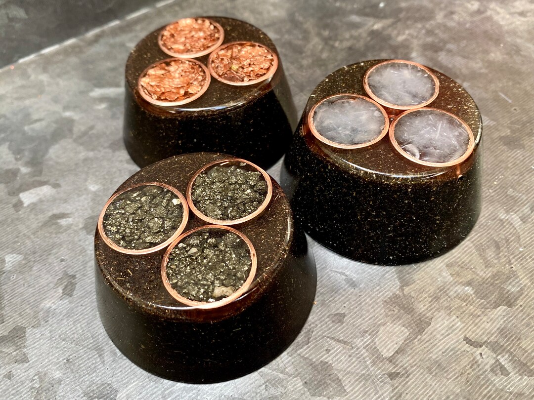 3 Pack Orgone Energy Tower Busters EMF Protection Orgonite - Etsy