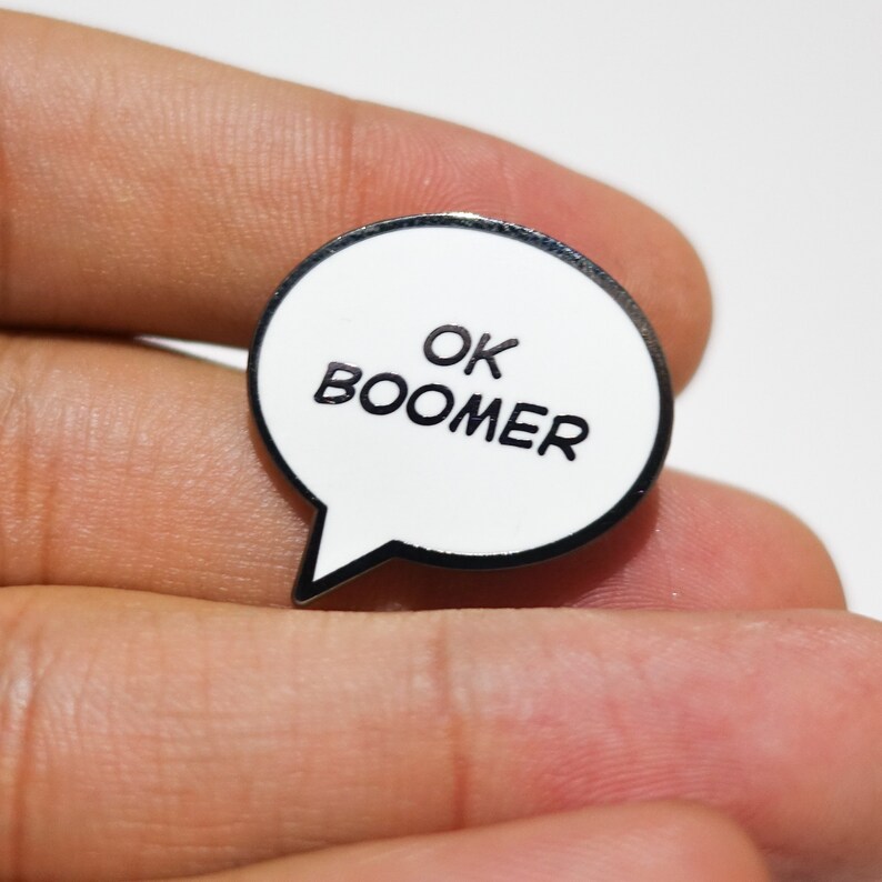 Ok Boomer Hard Enamel Pin - Etsy