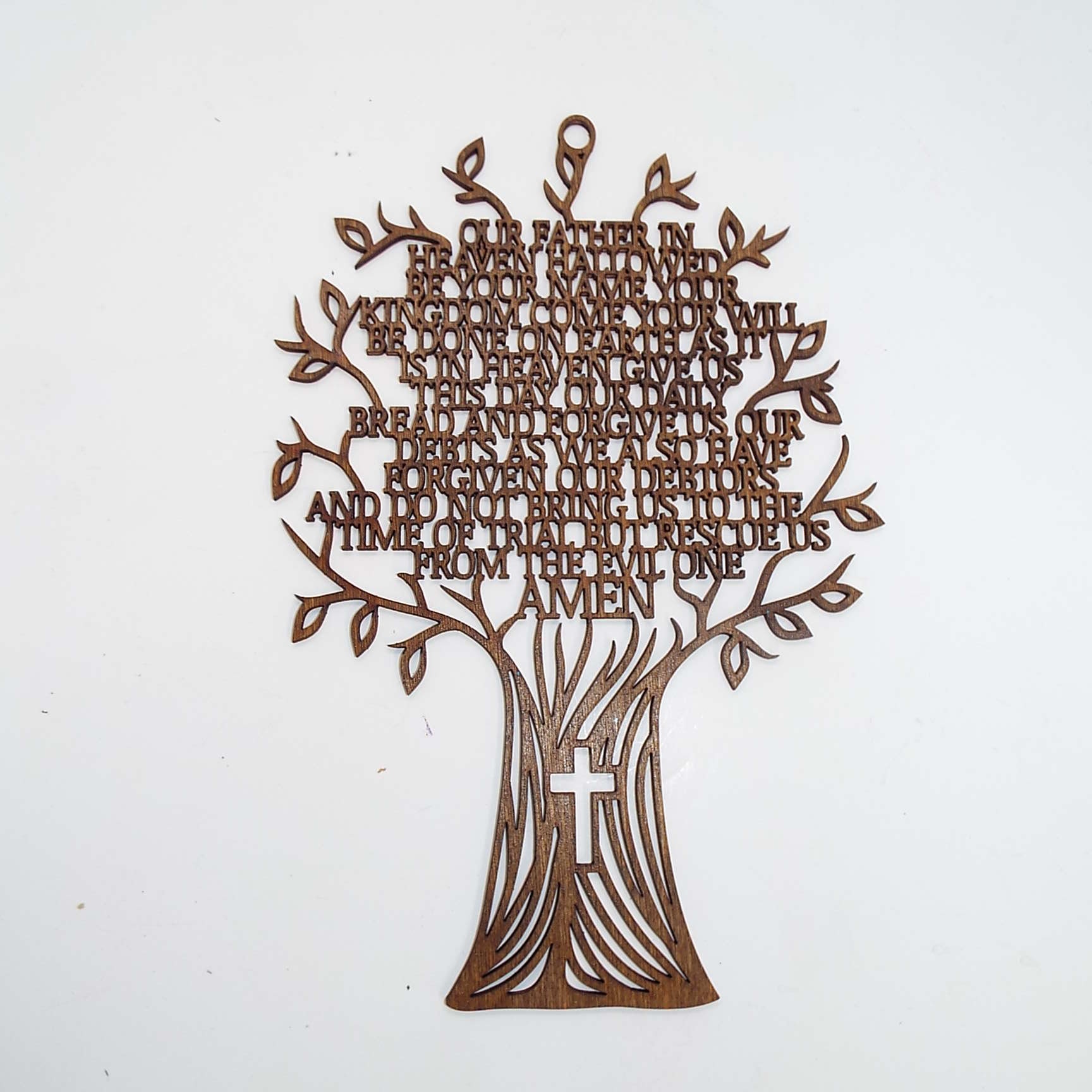 Lords Prayer Wall Hanging in Shape of a Tree - Etsy