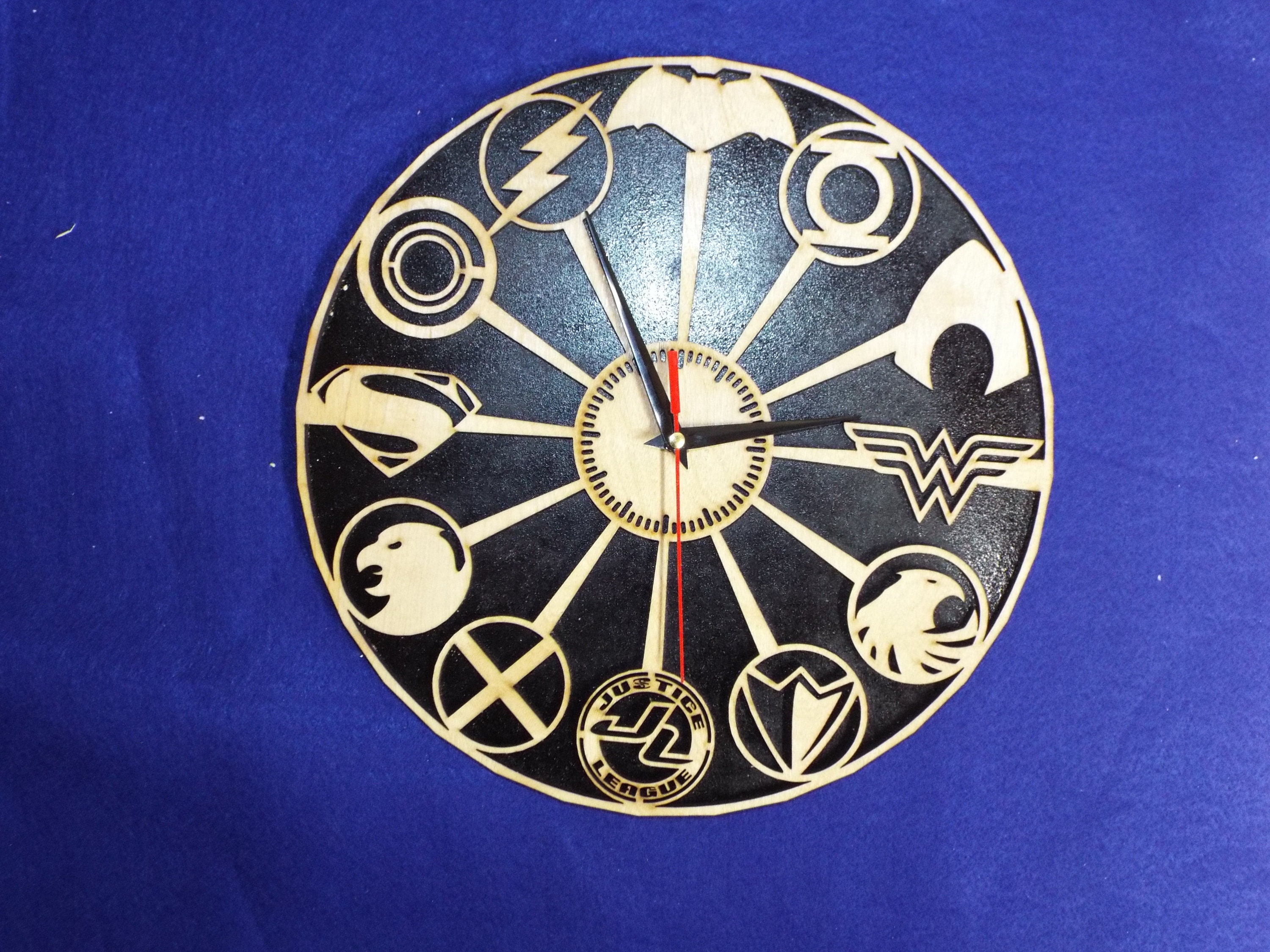 Beauty and the Beast Clock 12 inch with quartz movement Home Décor ...