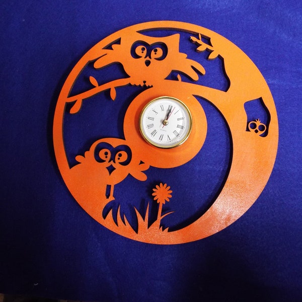 Owl Clock - Etsy