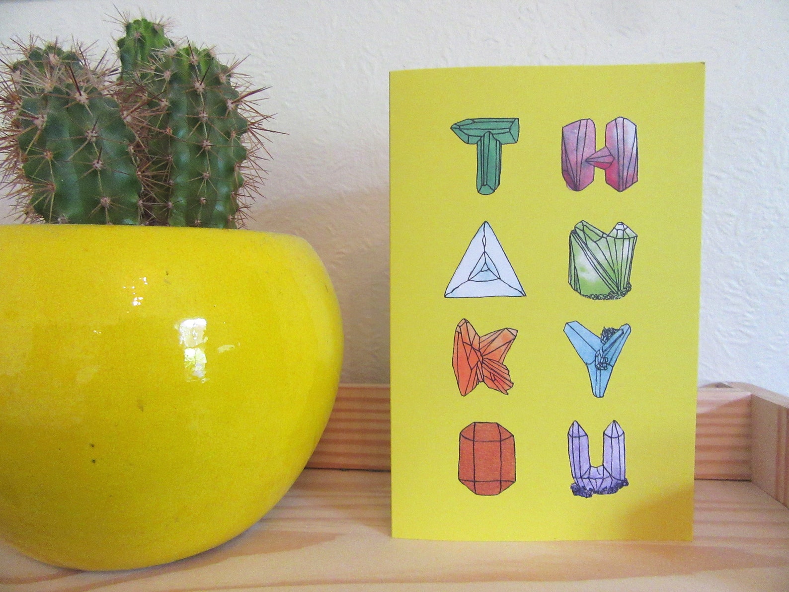 Geological Thank You Card - Etsy Hong Kong