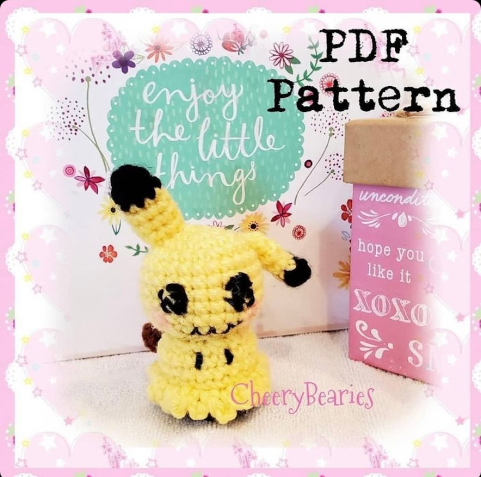 PDF Pattern Mimikyu Pokemon Amigurumi Pokemon Plush Mimikyu - Etsy