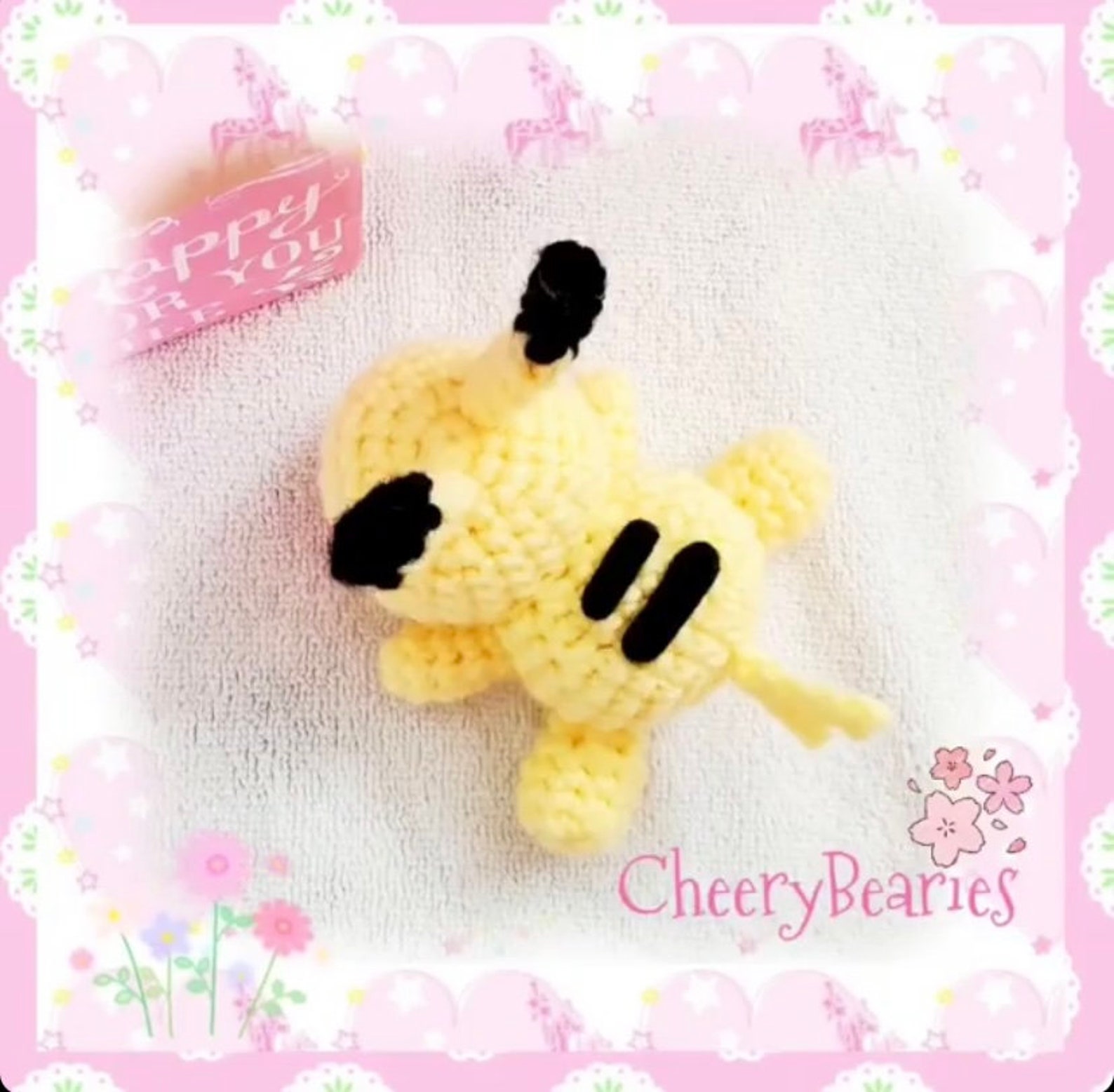 PDF Pattern Adorable Pikachu Plush Pikachu Amigurumi Pokemon - Etsy