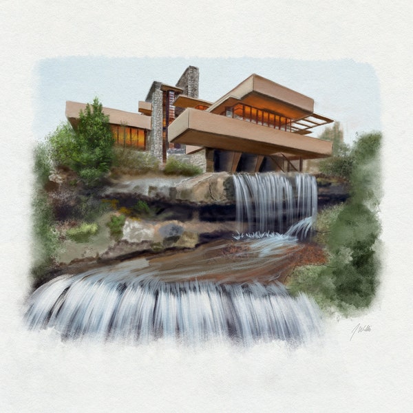 Fallingwater - Etsy