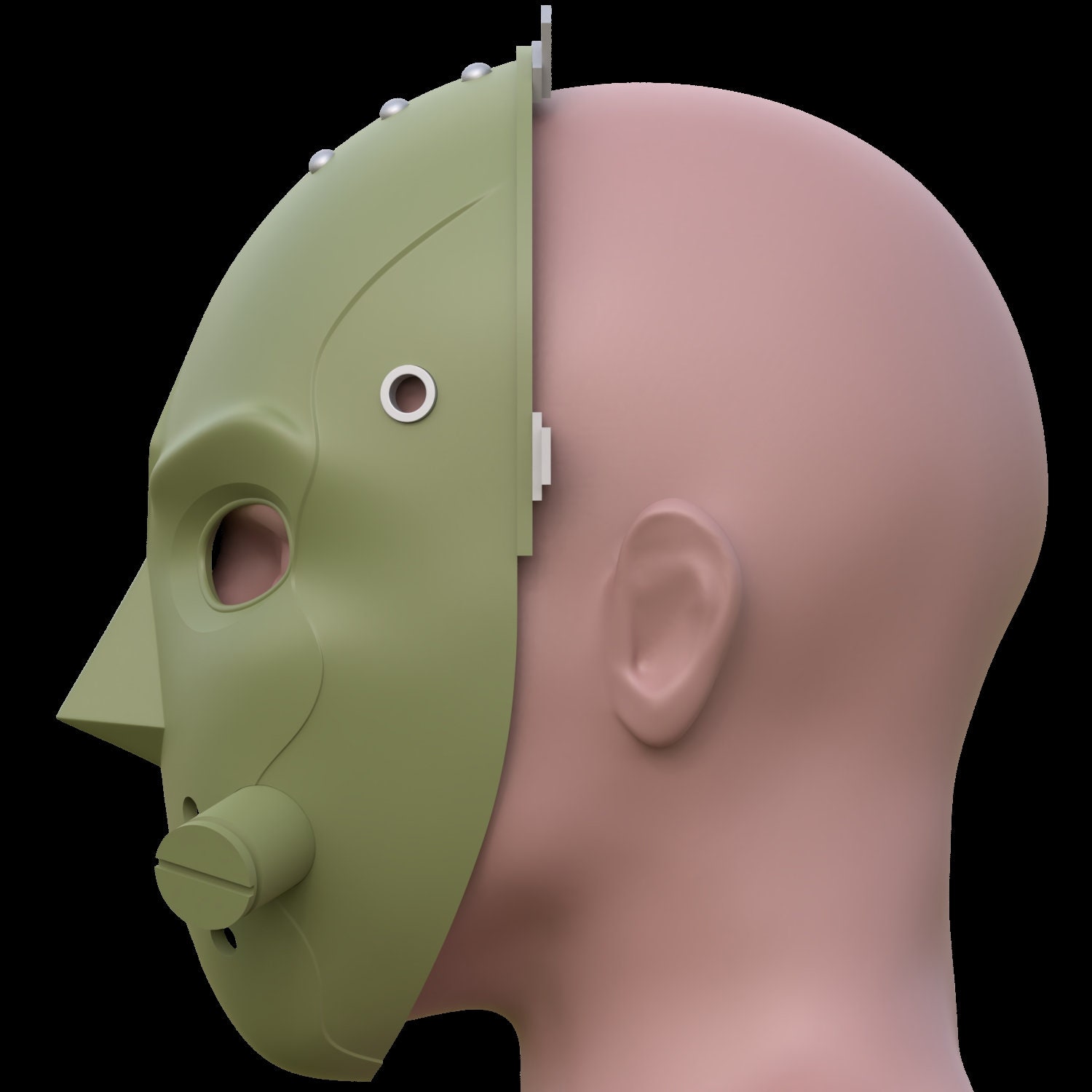 DIGITAL 3d model Nikaido mask inspired by Dorohedoro | Etsy