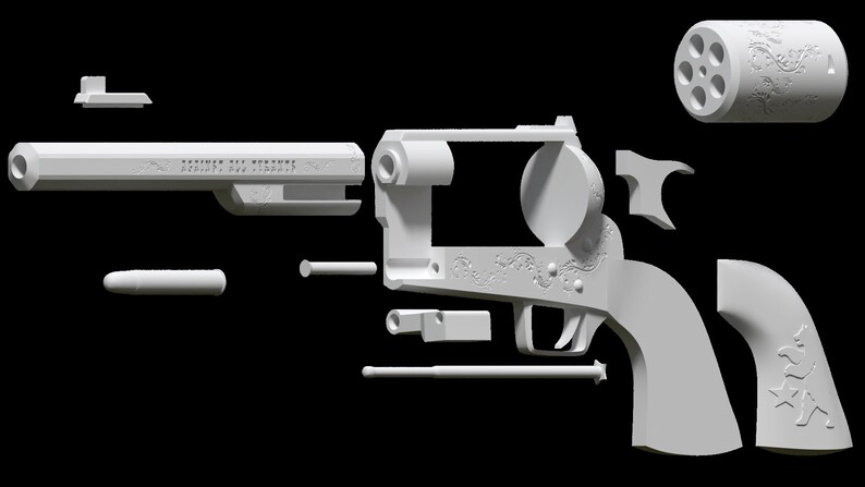DIGITAL 3d model NCR ranger revolver sequoia | Etsy
