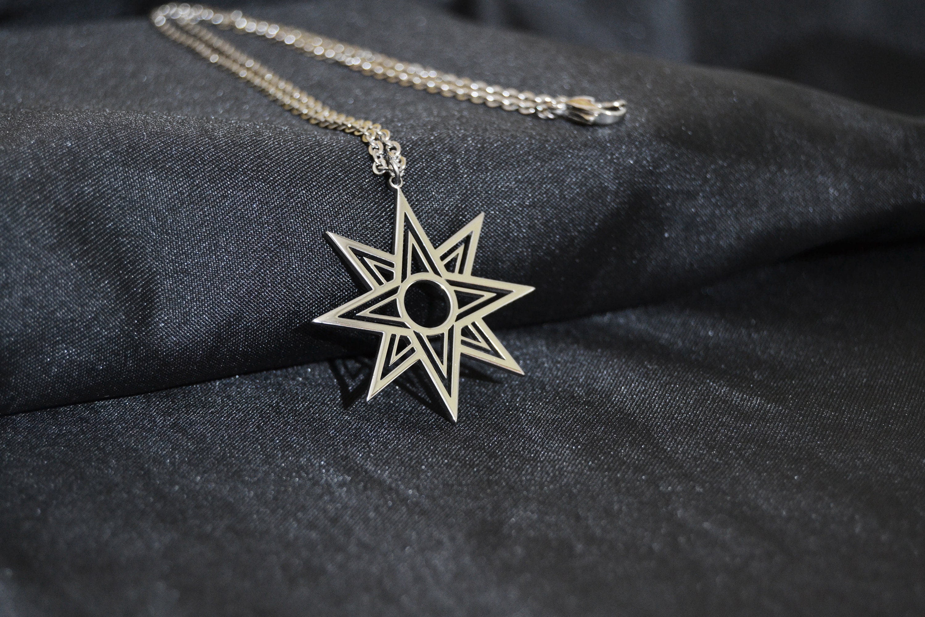 Estrella ISHTAR en acero inoxidable sin círculo | Etsy