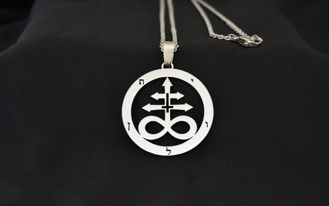 Symbole du Léviathan et pendentif croix - Etsy France