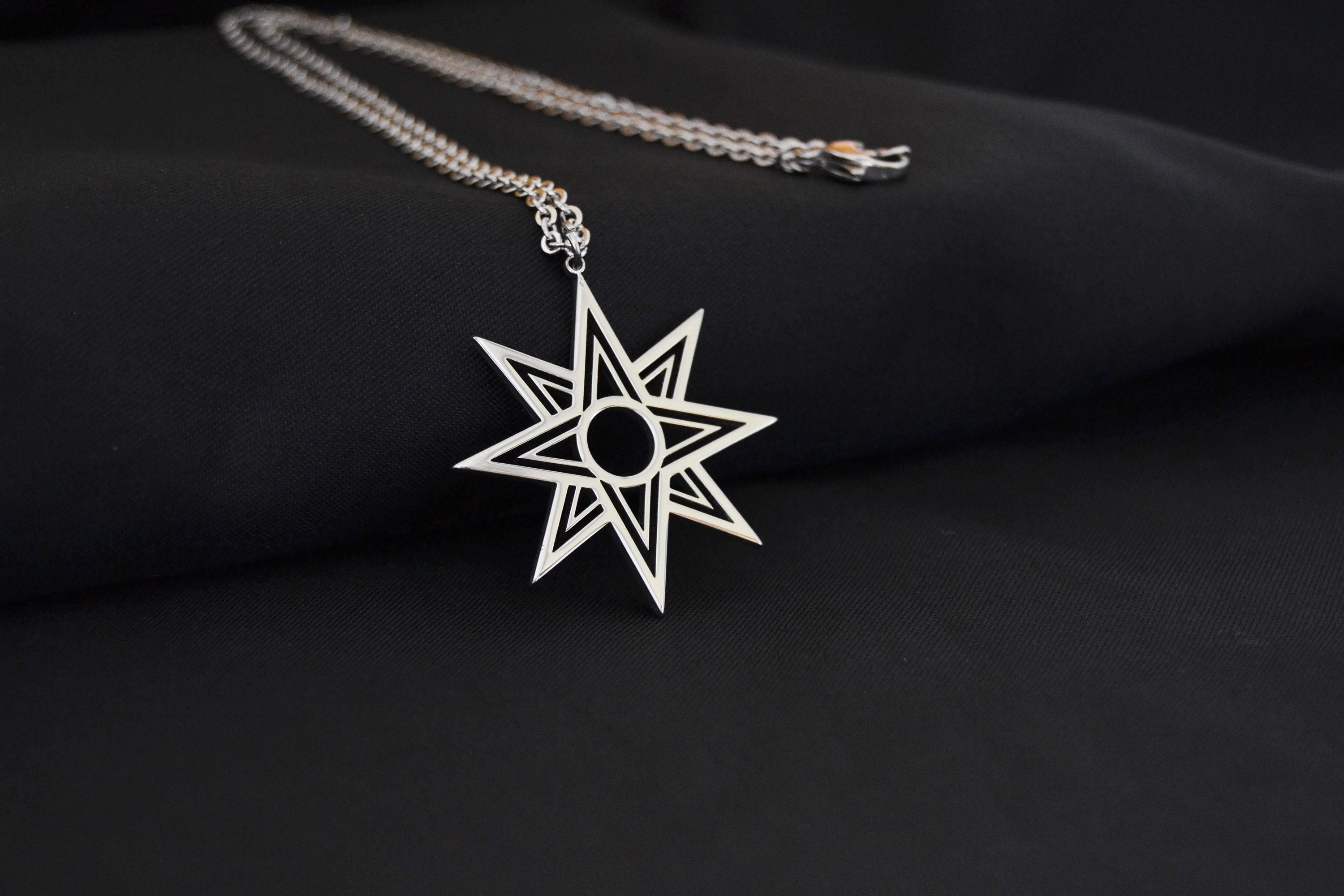 Estrella ISHTAR en acero inoxidable sin círculo | Etsy