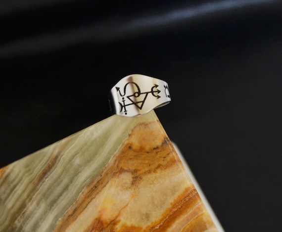 SAMAEL Ring in Stainless Steel | Etsy